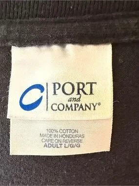 Port and Company | Shirts | Port And Company Black Shortsleeve Graphic ...